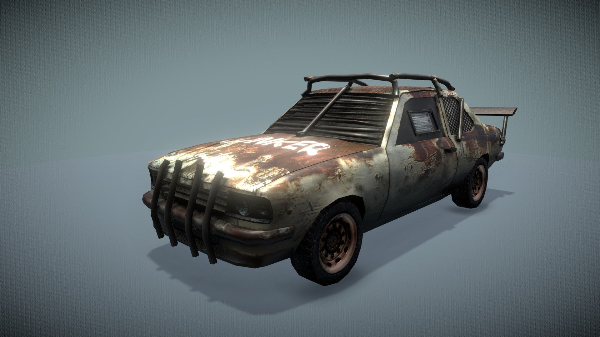 Post-Apocalyptic car - Slicer - 3D model by MadManStudio [4d6c010 ...