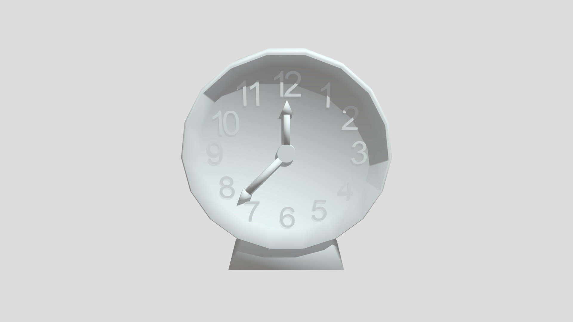 Table Clock - 3D model by JoshDavies1223 [4d6c64d] - Sketchfab