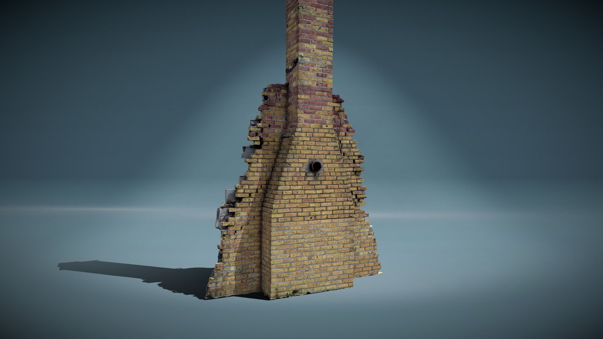 Standing Chimney Rubble - Buy Royalty Free 3D model by PhotoGramGear ...