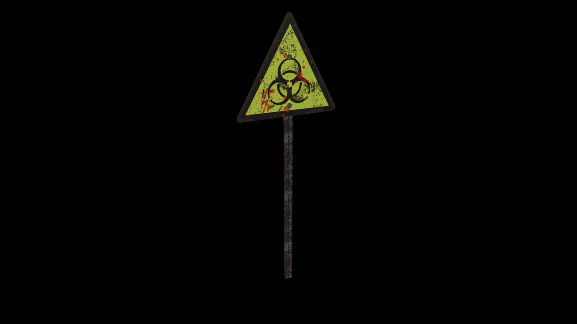Road Sign-Biohazard - Download Free 3D model by Meteoro075 [4d6d1d0 ...