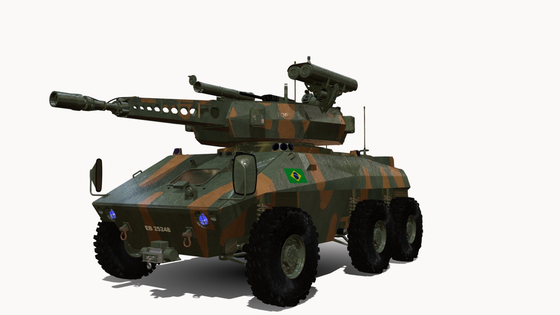 Ee 9 Cascavel Torc30 Br 3d Model By Lm9241221 [4d6d719] Sketchfab