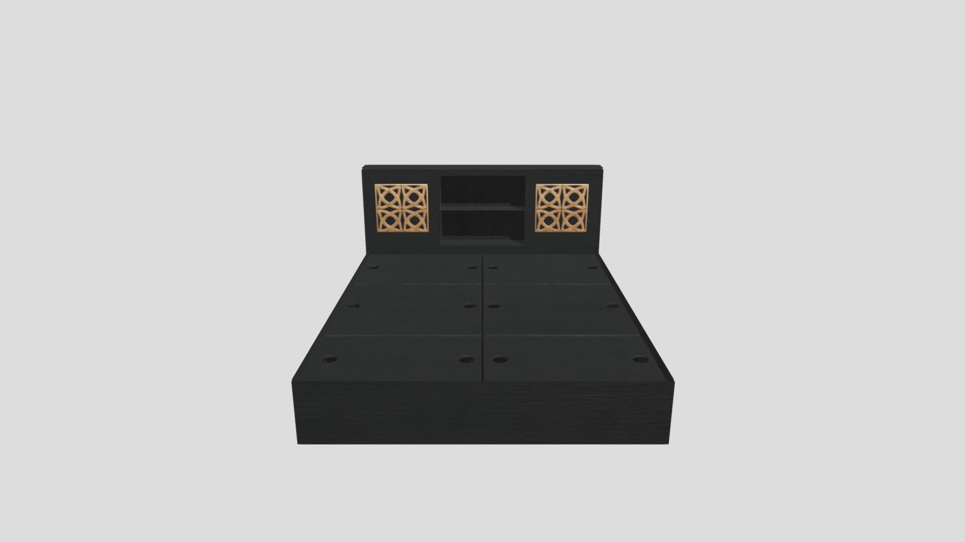 Bed frame - 3D model by Akshit_yerpude (@Pixels2241) [4d6dc54] - Sketchfab