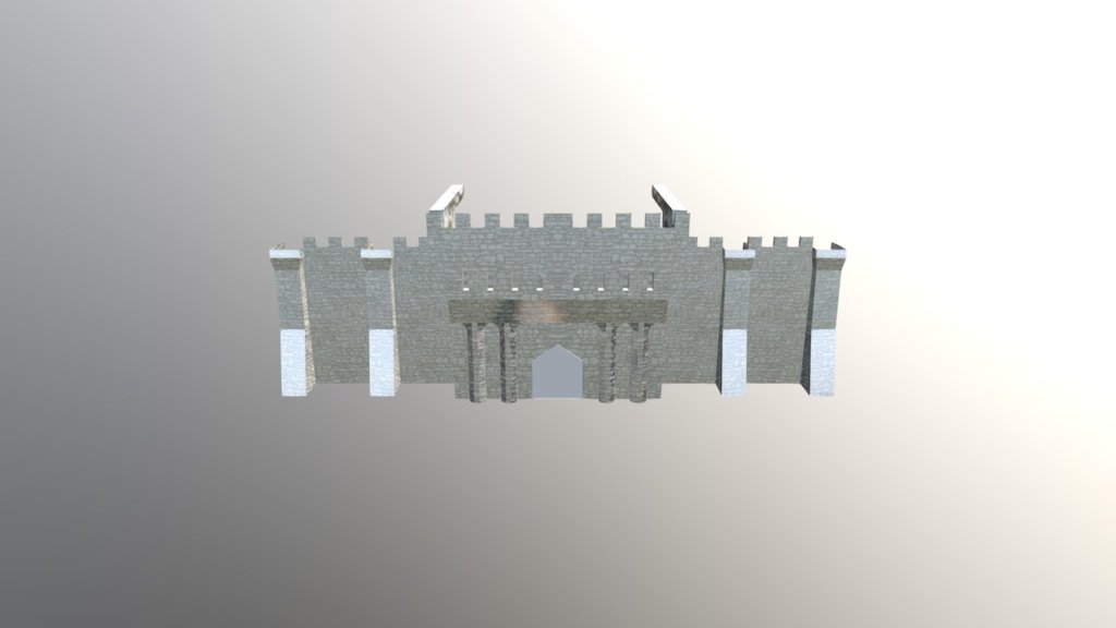 Muralla - 3D model by Andreu Bermudez (@abermudez) [4d6e0b8] - Sketchfab