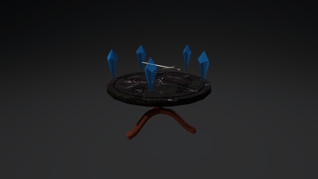 Enchanting Table - 3D model by pressmanmatthew [4d6ea0b] - Sketchfab