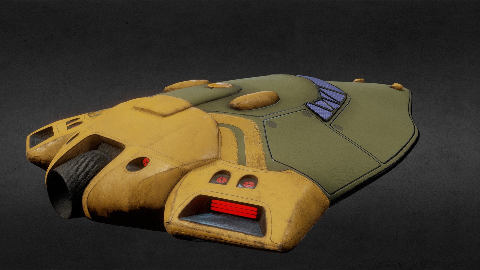 Spaceship - Buy Royalty Free 3D model by Agitek Softworks Inc. (@agitek ...