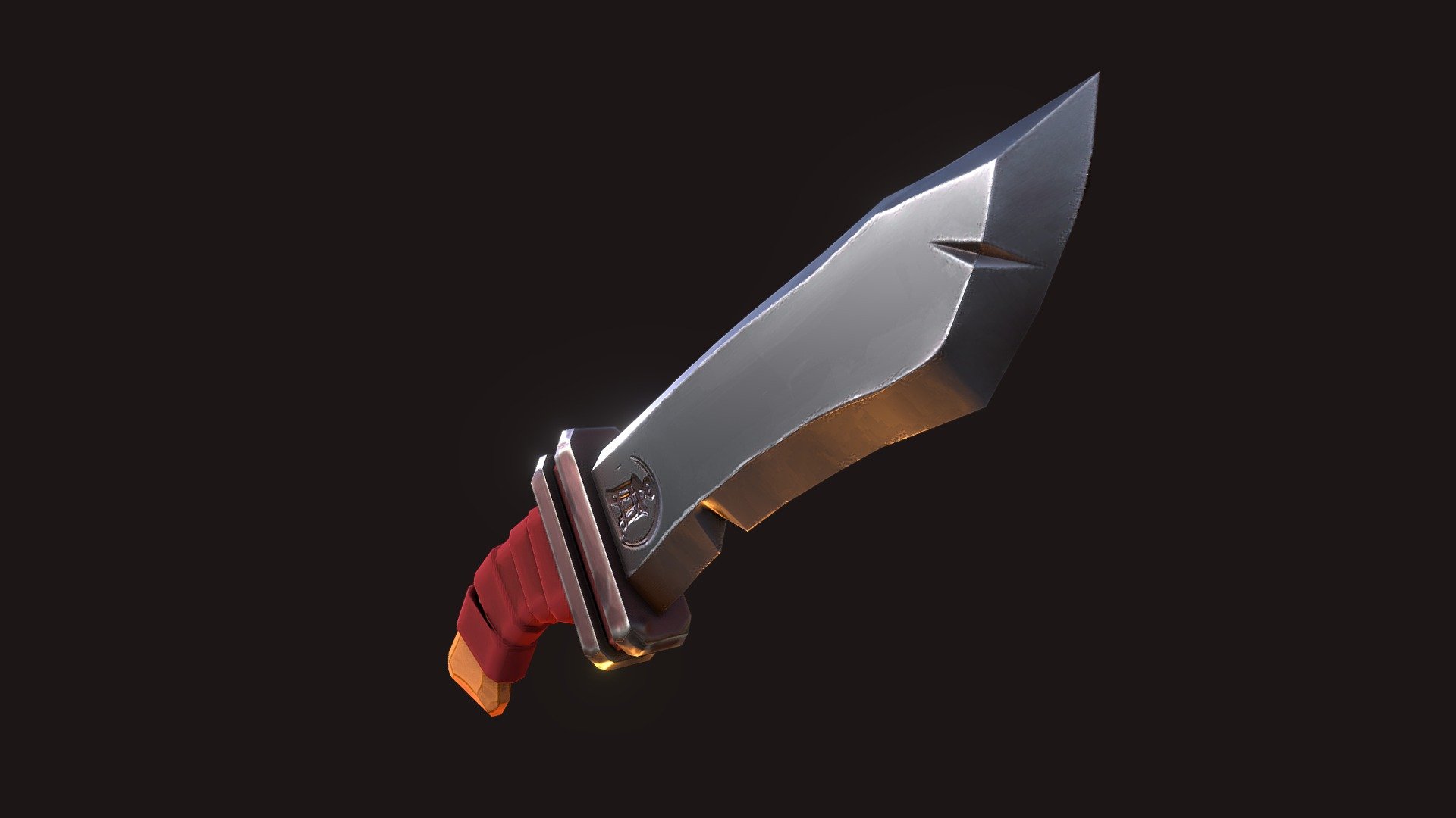 Ceaser Dagger - 3D model by Magnus Isdahl (@Isdahl) [4d6fe88] - Sketchfab