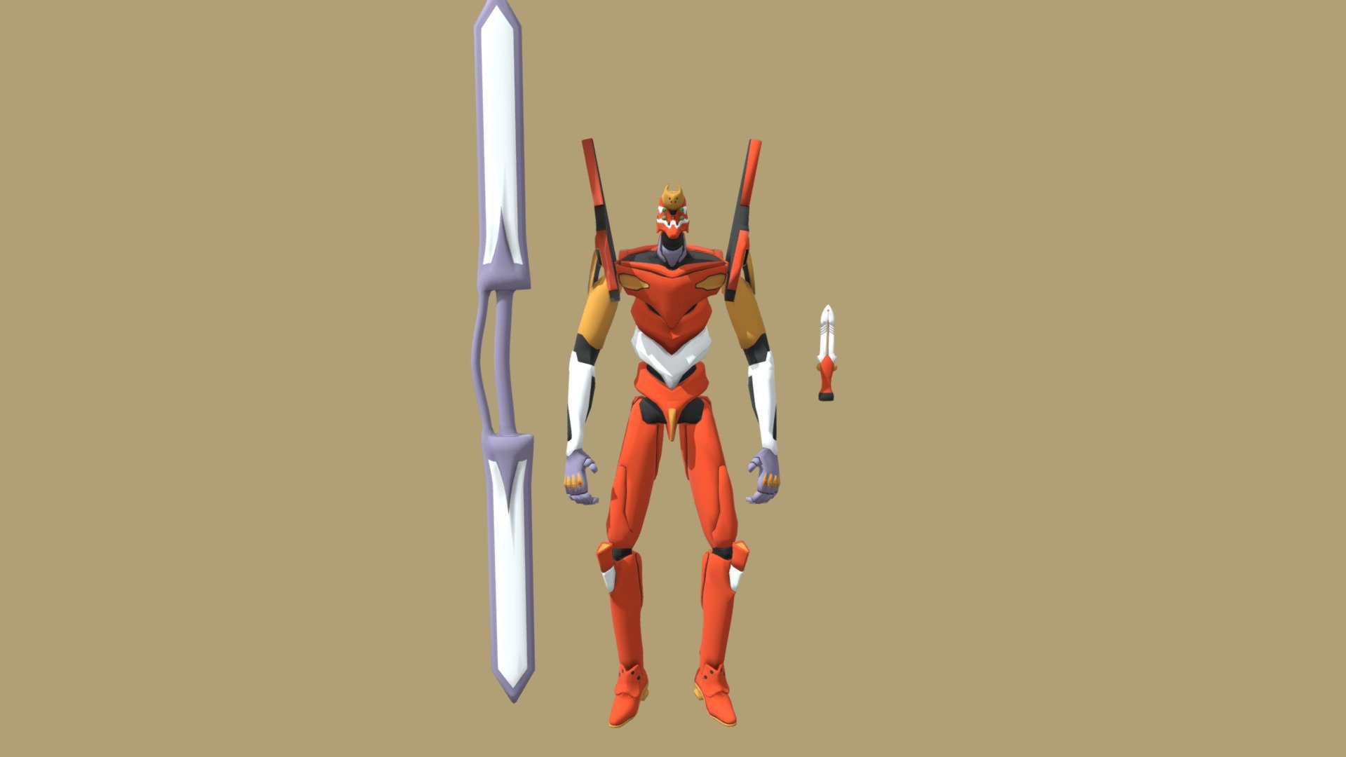 EVA-02 (rebuild version, not rigged) - Download Free 3D model by ...