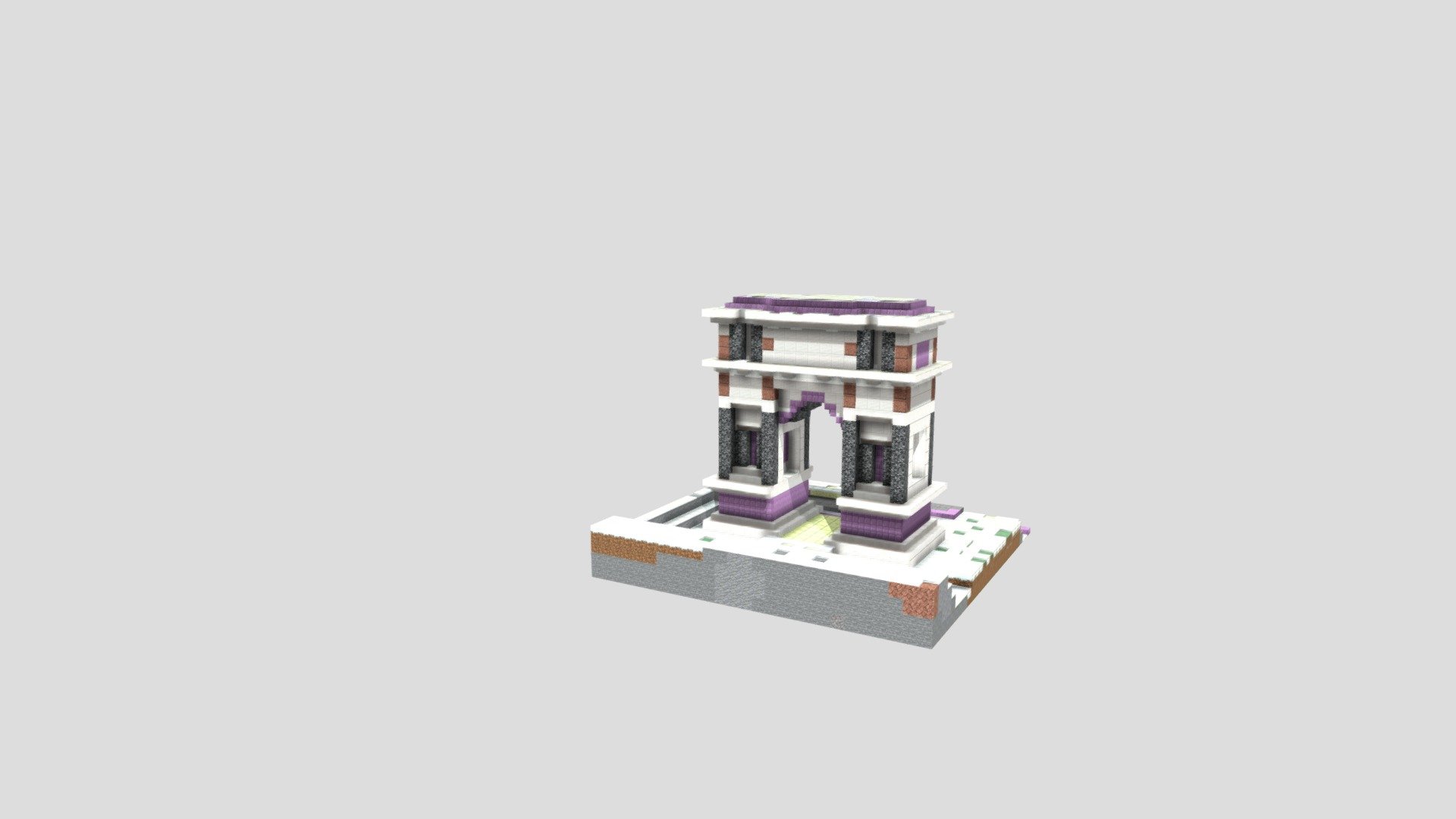 Arco de Tito - Roma - Download Free 3D model by pacvsmagnvs [4d71a36 ...