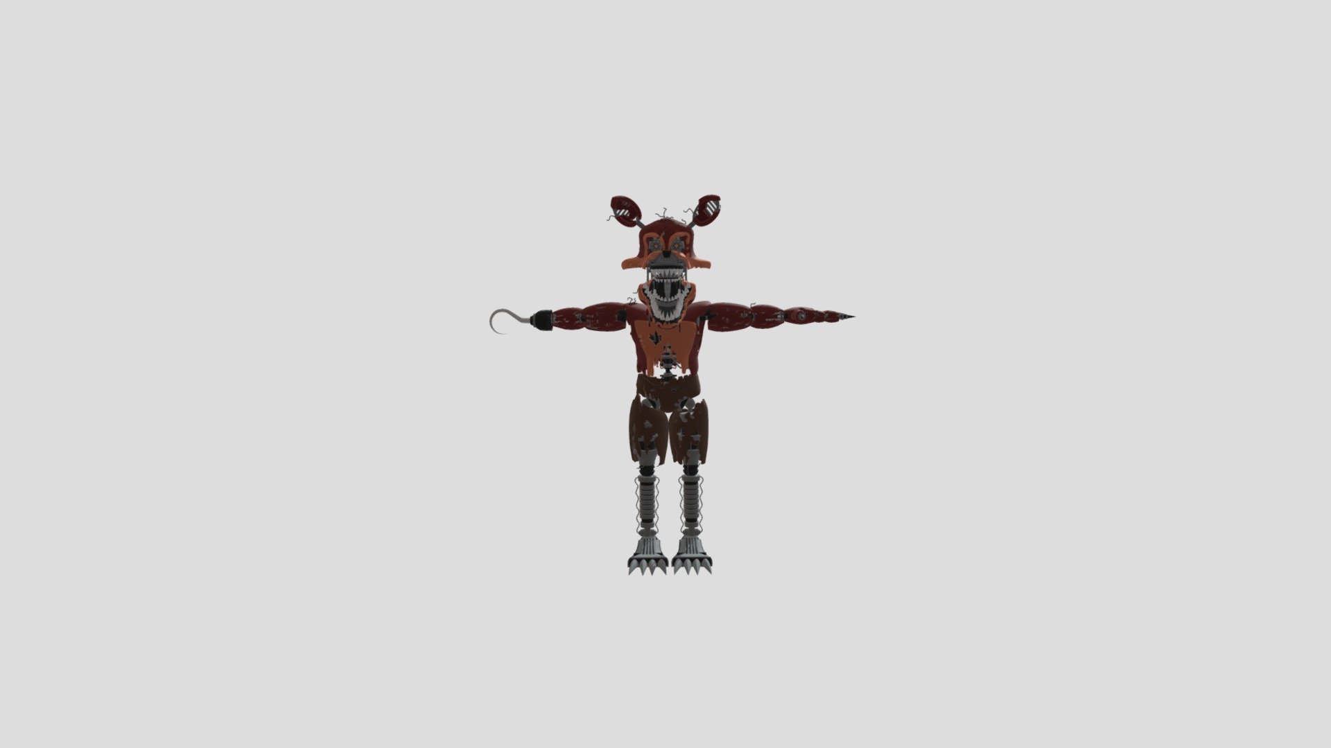 Nightmare Foxy Kitnxi - Download Free 3D model by dwall8611 [4d72122 ...