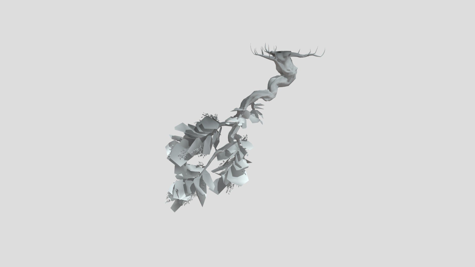 Intermediate low Poly tree model Low-poly 3D - Download Free 3D model ...