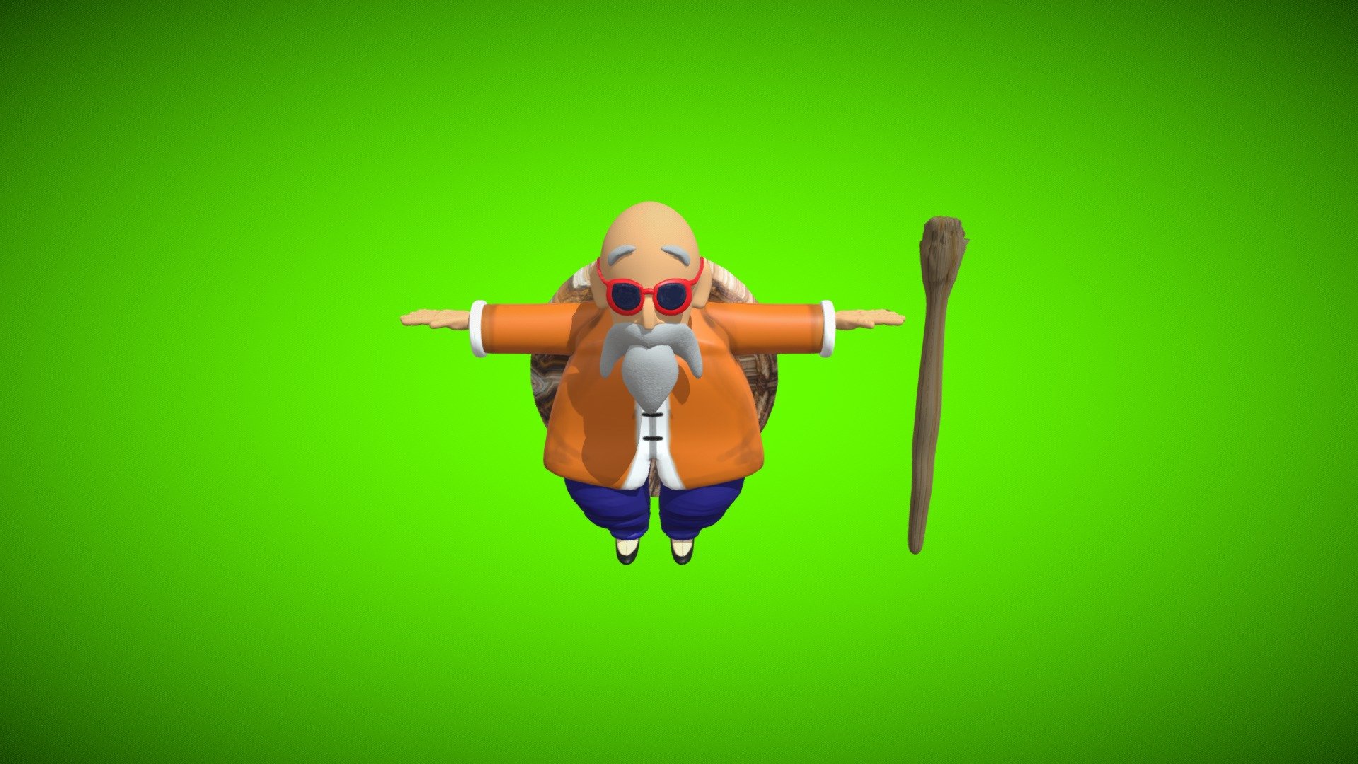 MAESTRO ROSHI - Download Free 3D model by Sapx (@sapxBlend) [4d77c49 ...