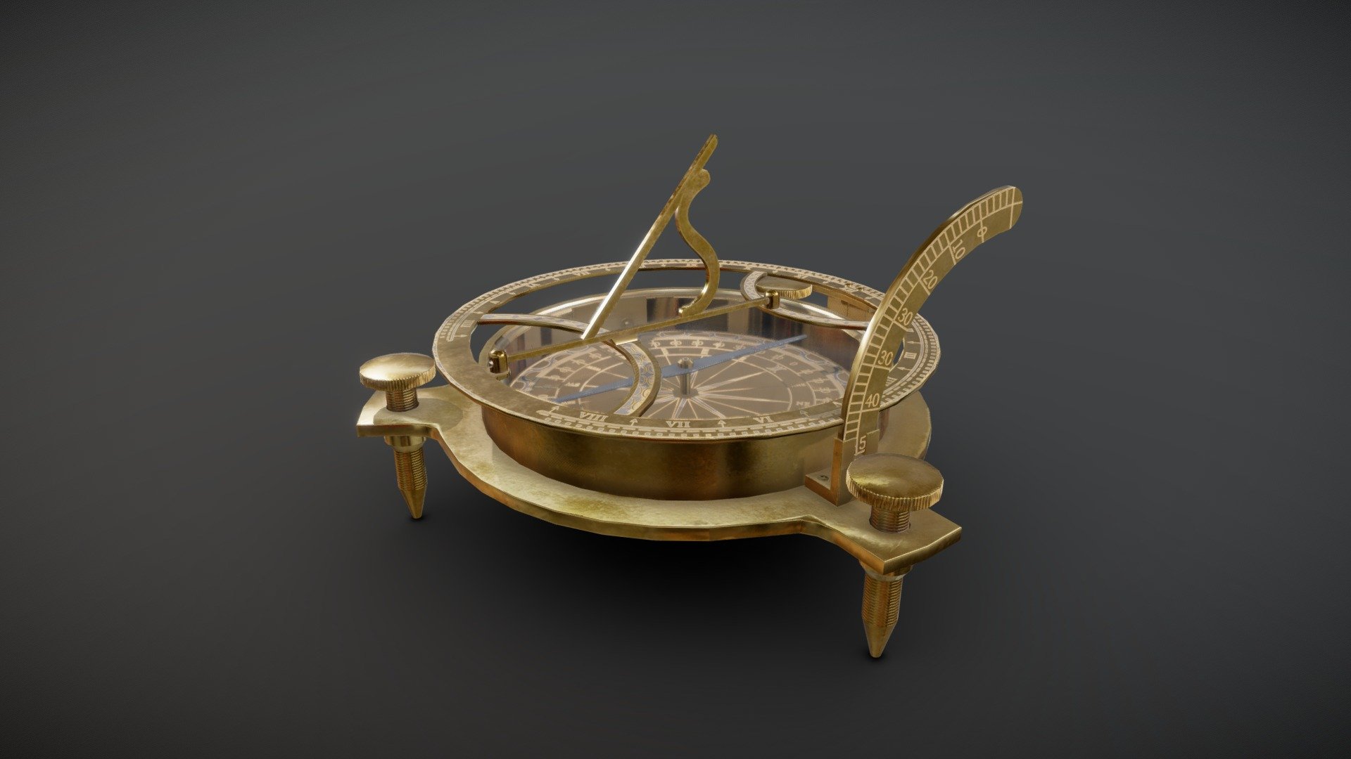 Sundial - 3D model by Robert Drysdale (@RobertDrysdale) [4d7867d ...