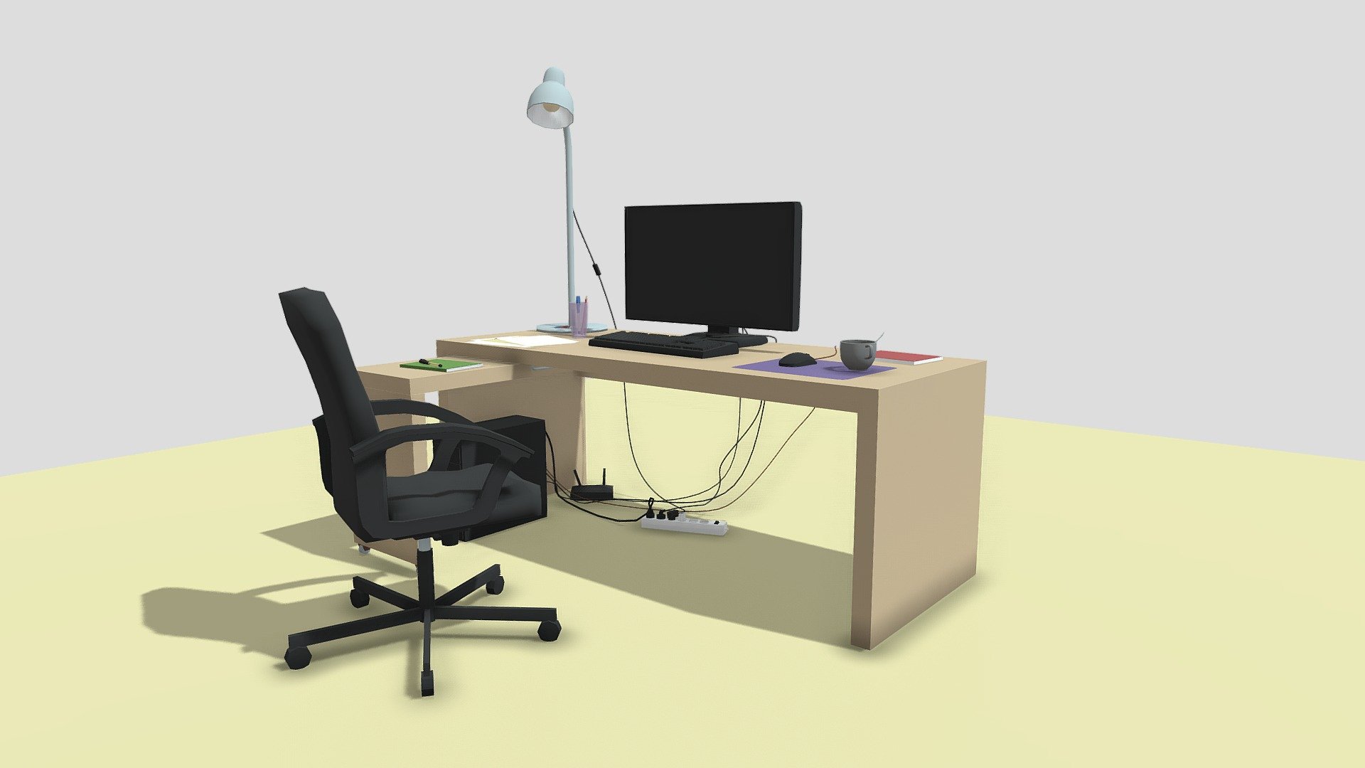 Workspace2 - Download Free 3D model by Alex Borisov (@AlexBorisov ...
