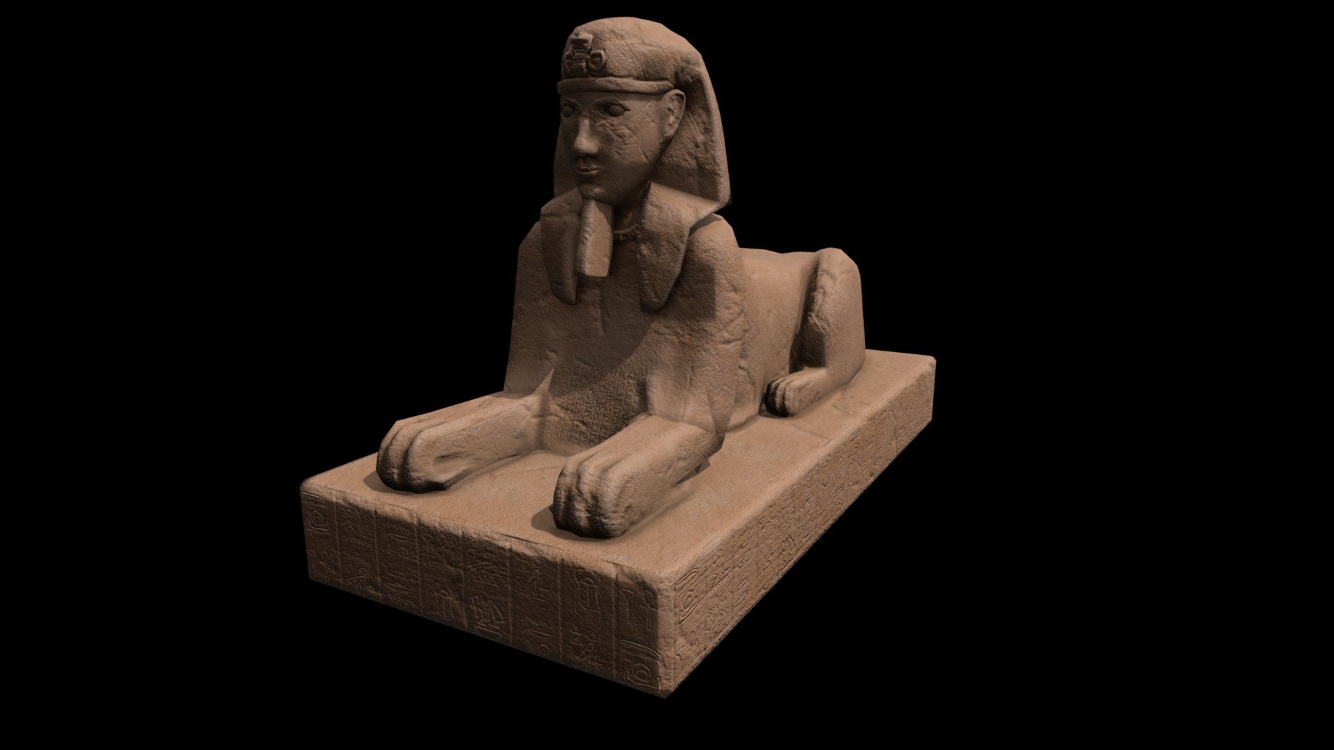 Ancient Ptolomean Sphynx || Challenge - 3D model by Ikki_3d [4d797e2 ...