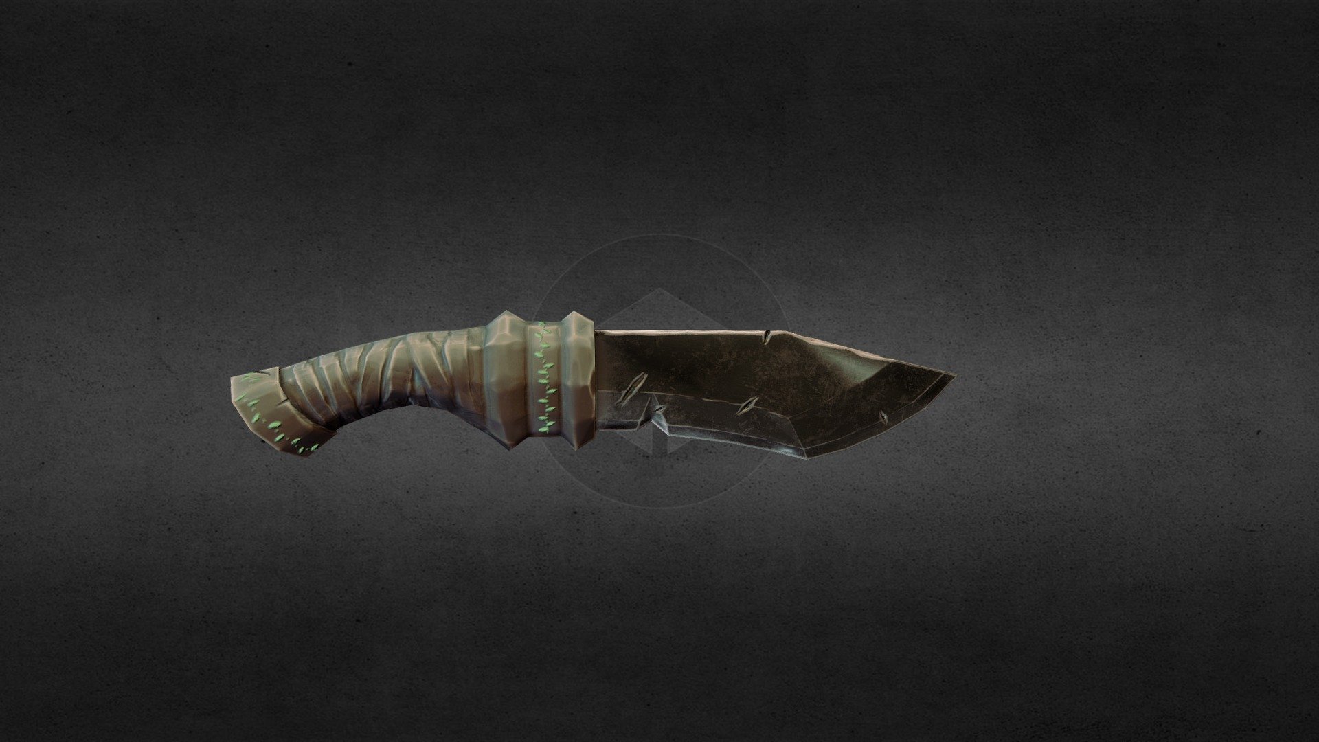 Stylized Dagger - 3D model by Murat Can ÜNAL (@avanar) [4d79a52 ...