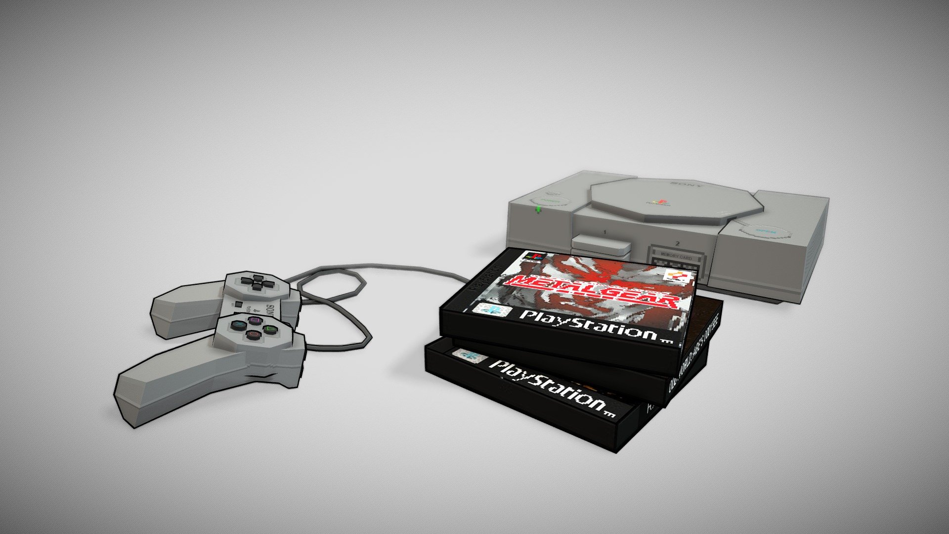 PlayStation - 3D model by IamNaga [4d79b24] - Sketchfab