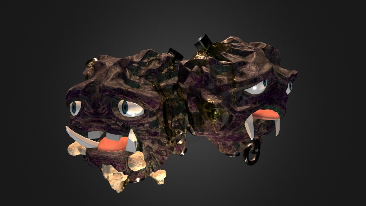 Weezing Pokemon Challenge - 3D model by danielmj [4d79b6d] - Sketchfab