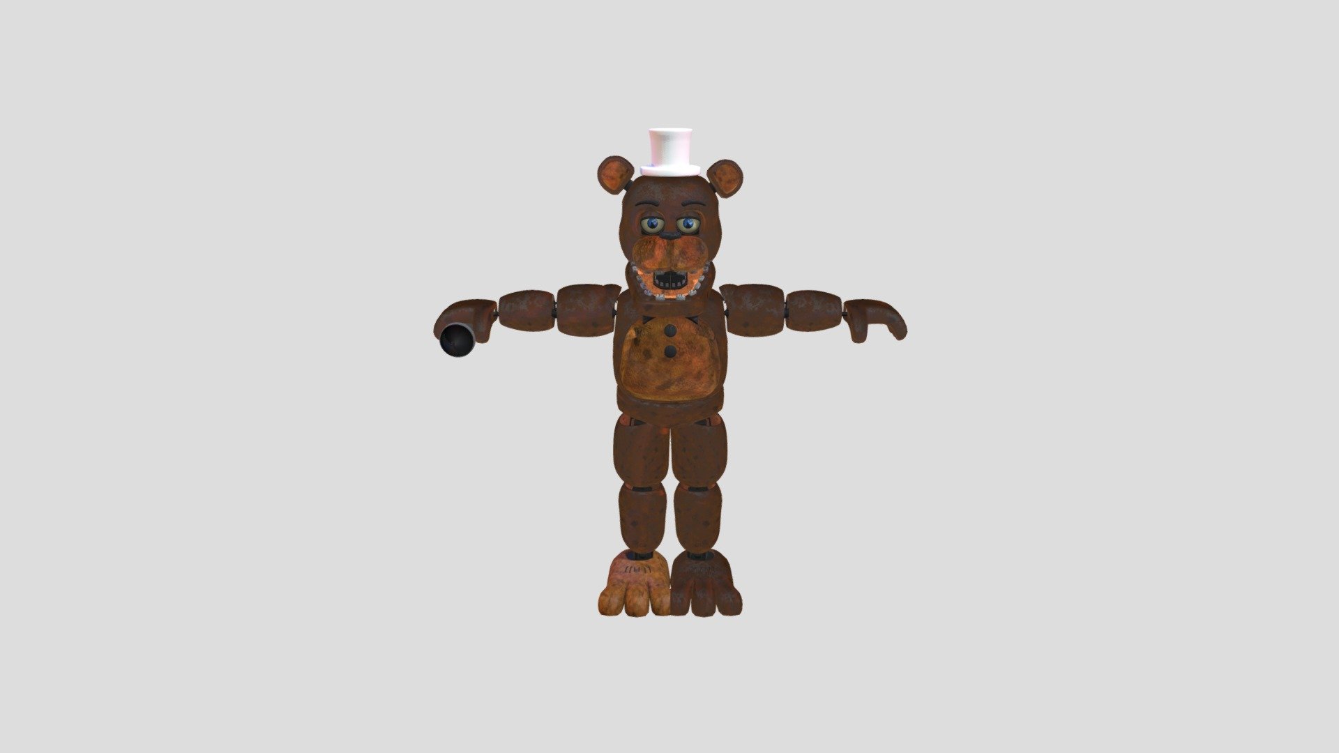 Unwithered freddy v2 coolioart - Download Free 3D model by Freddy ...