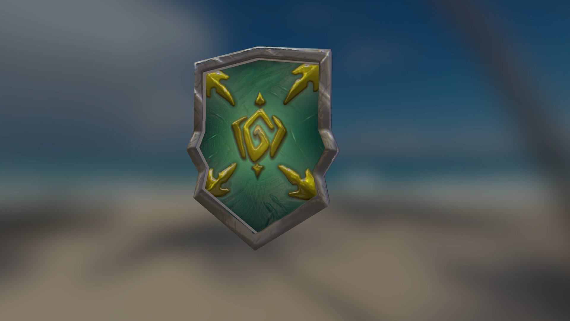 Green Shield - 3D model by lolman [4d7aba5] - Sketchfab