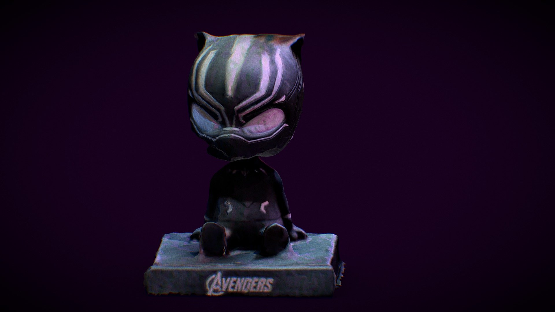 Black panther Miniature scan Model - Download Free 3D model by Avadhoot ...
