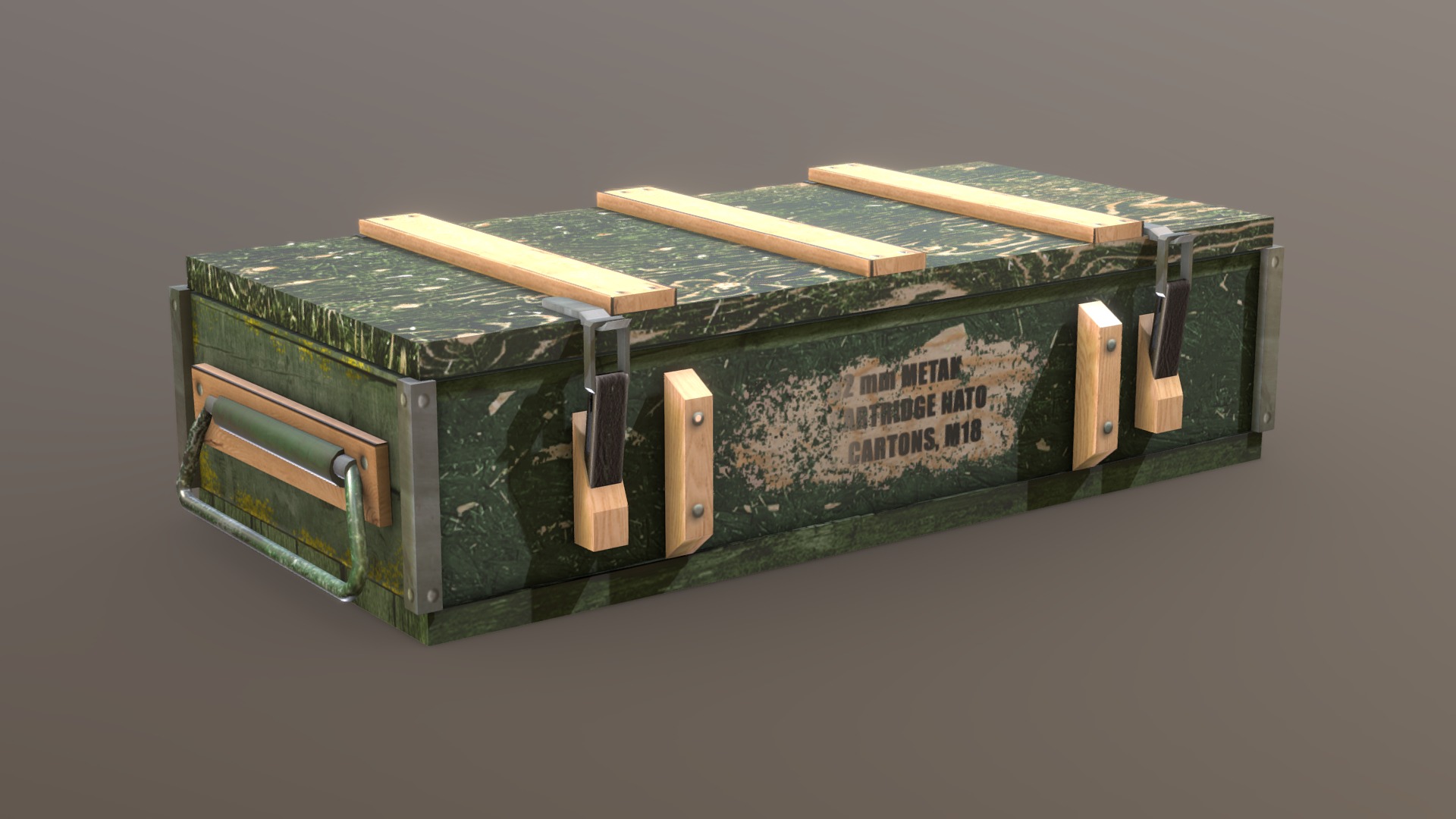 Basic Military Ammo Crate - 3D model by Samuel Willmott (@samuel ...