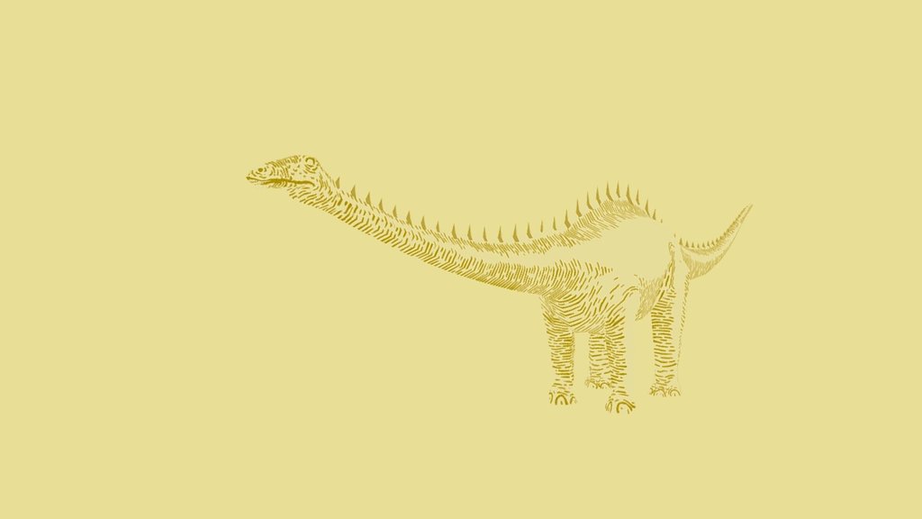 Diplodocus Lithography - 3D model by liendre [4d7e9b1] - Sketchfab