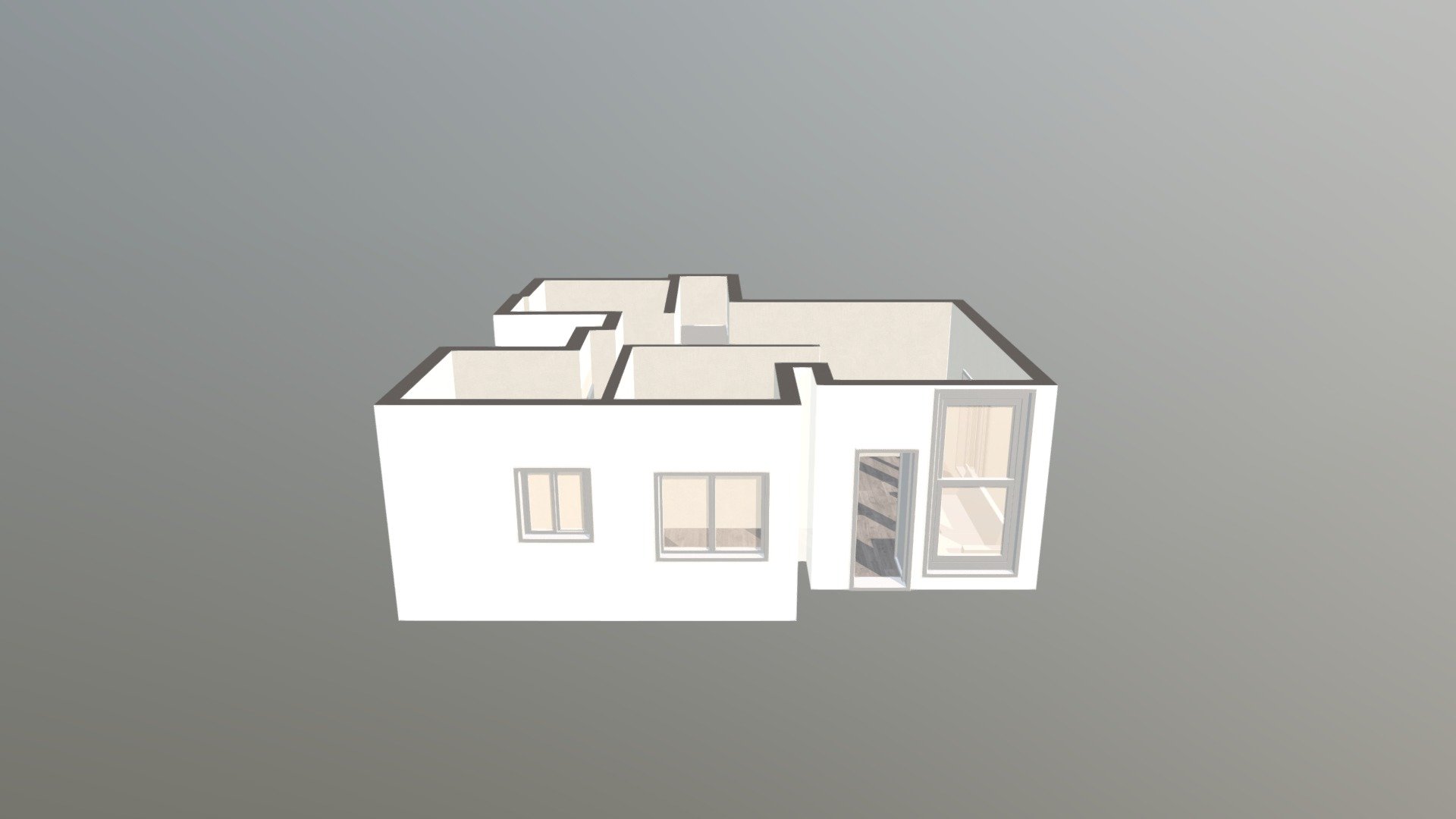 Home 2bhk - Download Free 3D model by akshayneymar [4d7f0d0] - Sketchfab