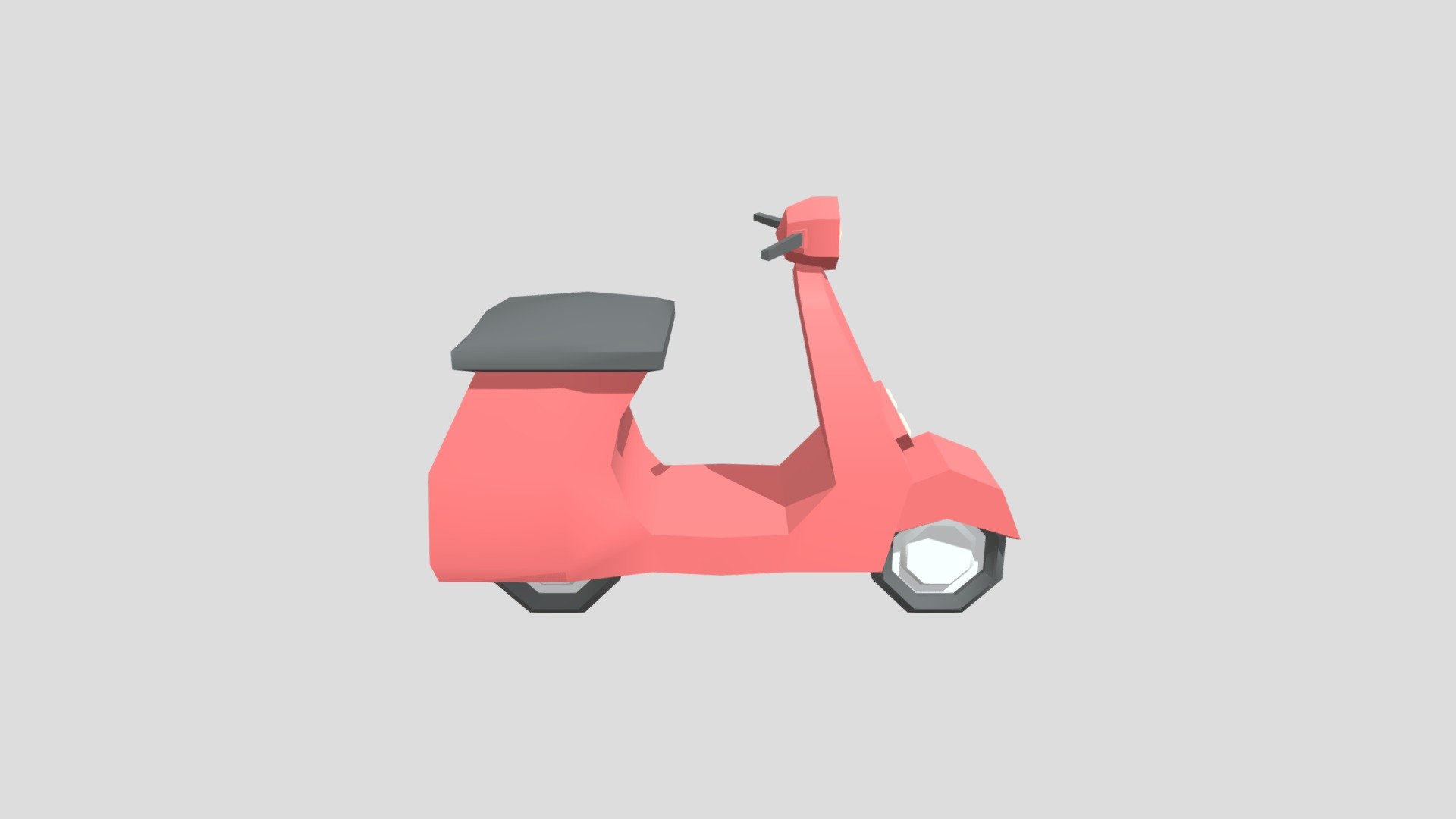 Low-Poly Scooter - Download Free 3D model by verba (@verba_) [4d80ebd ...