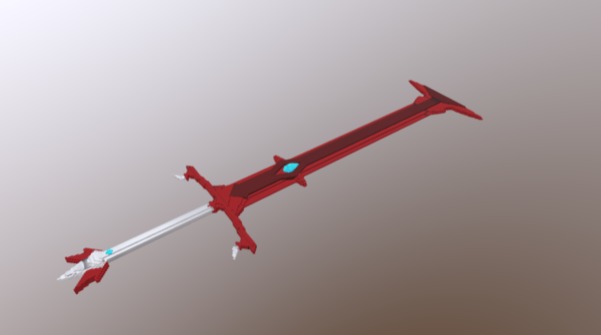 2H dragon Sword from runescape into minecraft - 3D model by Henry9135 ...