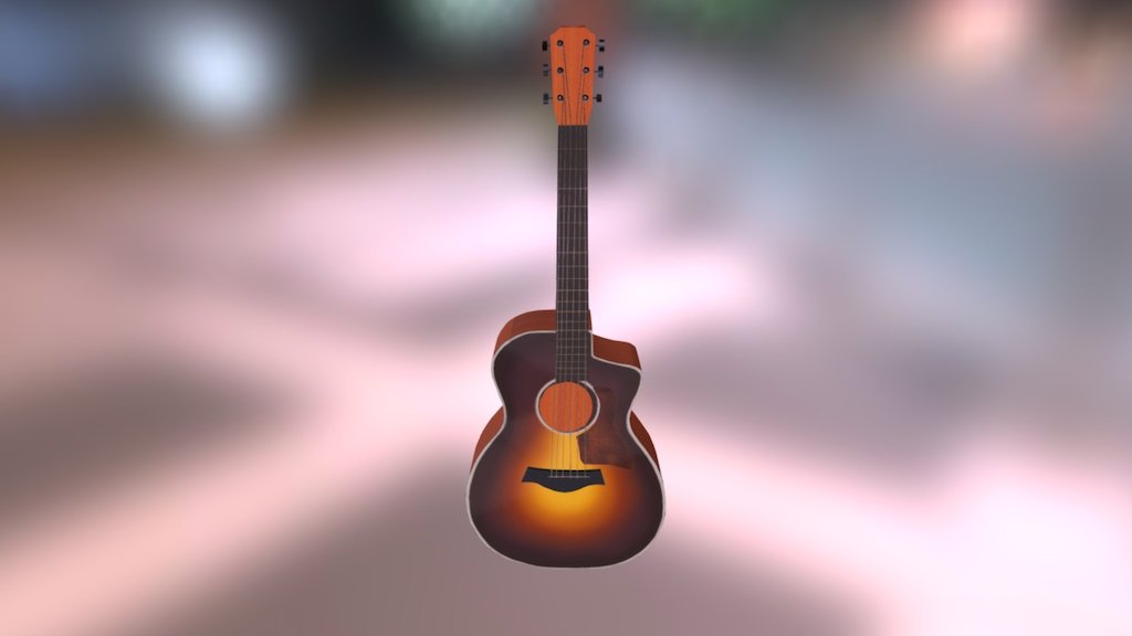 Guitar4 - 3D model by ashleeb2112 [4d823f1] - Sketchfab