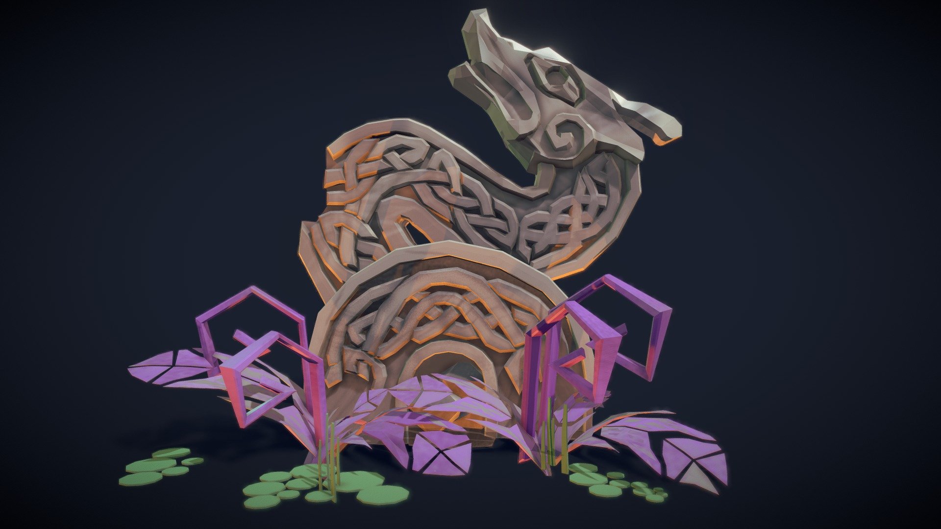 dragon sculpture - 3D model by Igor Tretyakov (@vdv77) [4d843ff ...