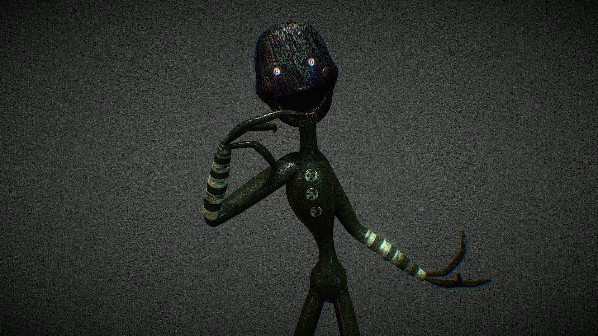 Phantom Puppet (From Fnaf 3) - 3D model by iiVyy [4d8698b] - Sketchfab