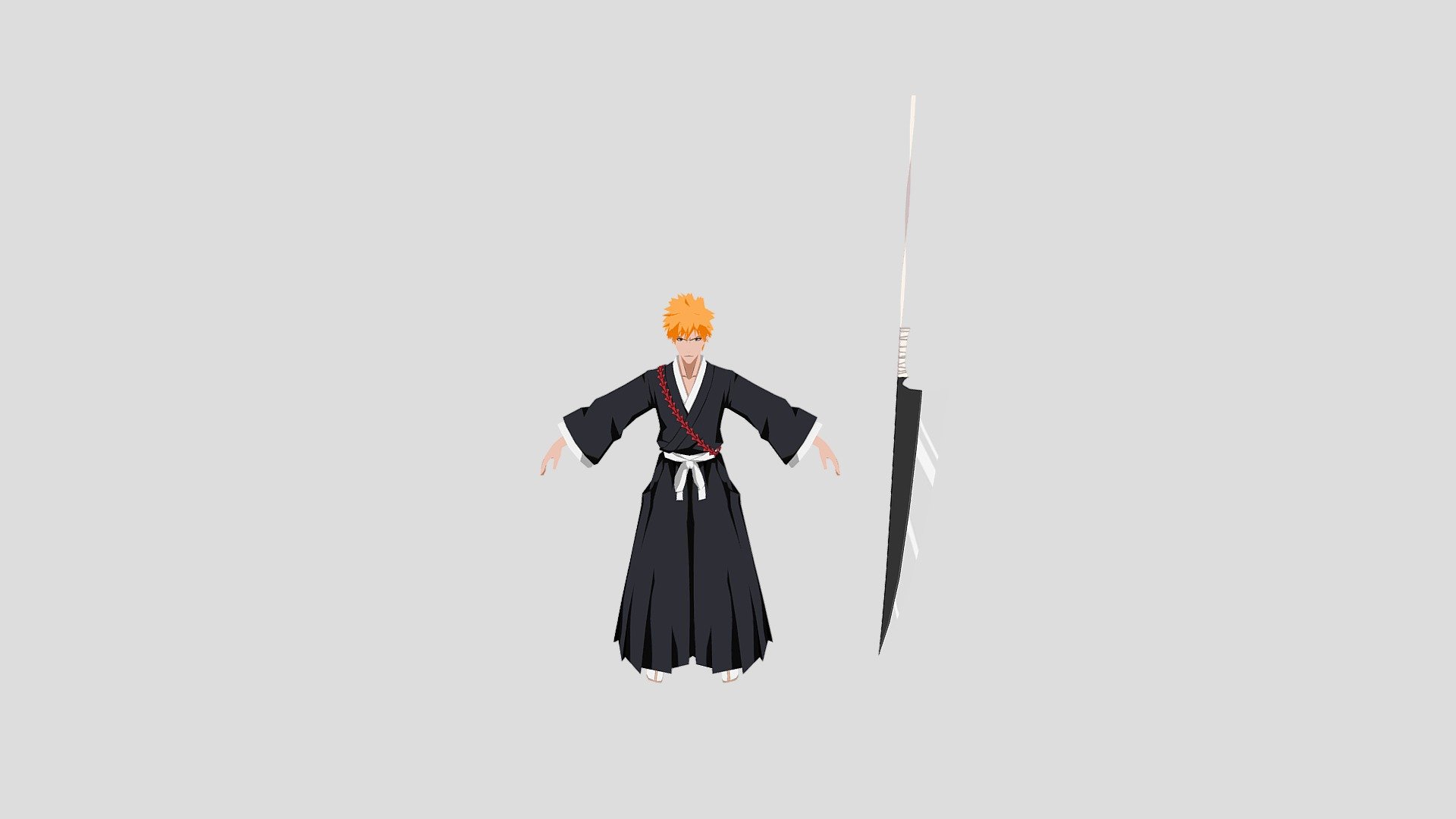 Ichigo Kurosaki - Download Free 3D model by Cyrone™ (@Cyrone) [4d874ca ...