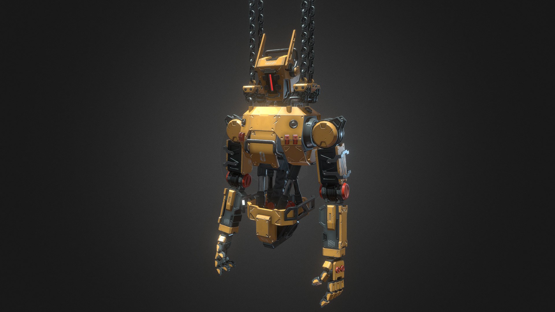 Engineering robot - 3D model by Mike welson (@1010768895) [4d8c976 ...