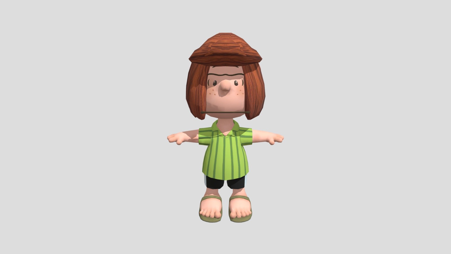 Wii U - Peppermint Patty (UPDATED) - Download Free 3D model by ...