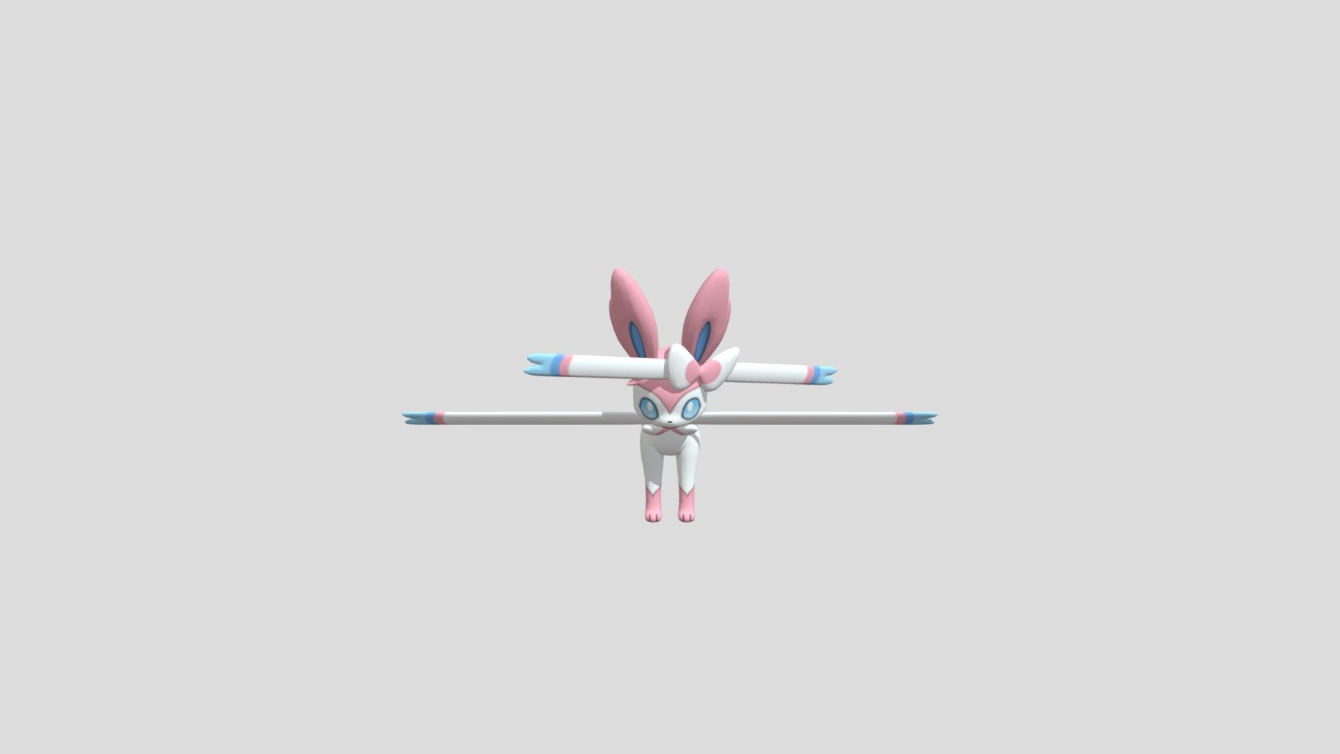 3DS - Pokemon X Y - 700 Sylveon - Download Free 3D model by Oui ...