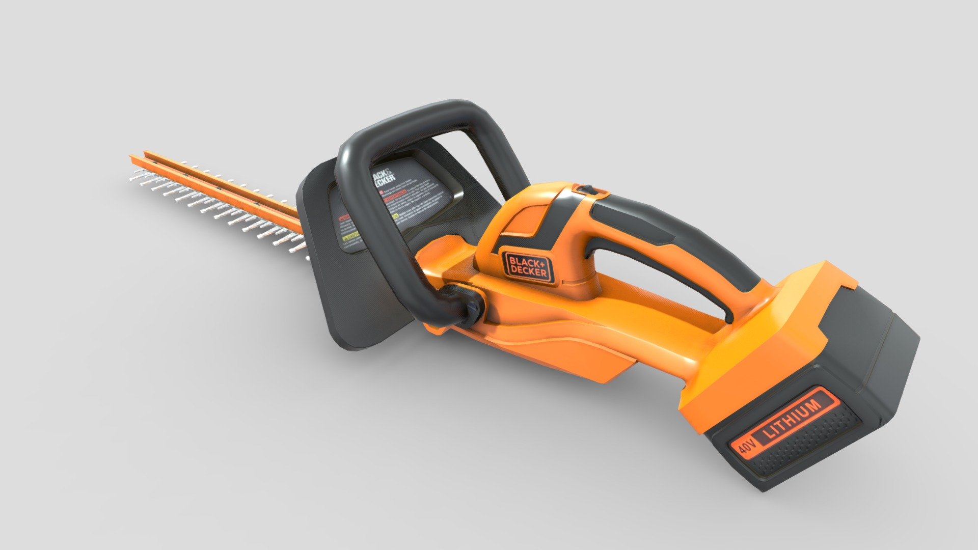 Electric Hedge Trimmer - Buy Royalty Free 3D model by ChakkitPP ...