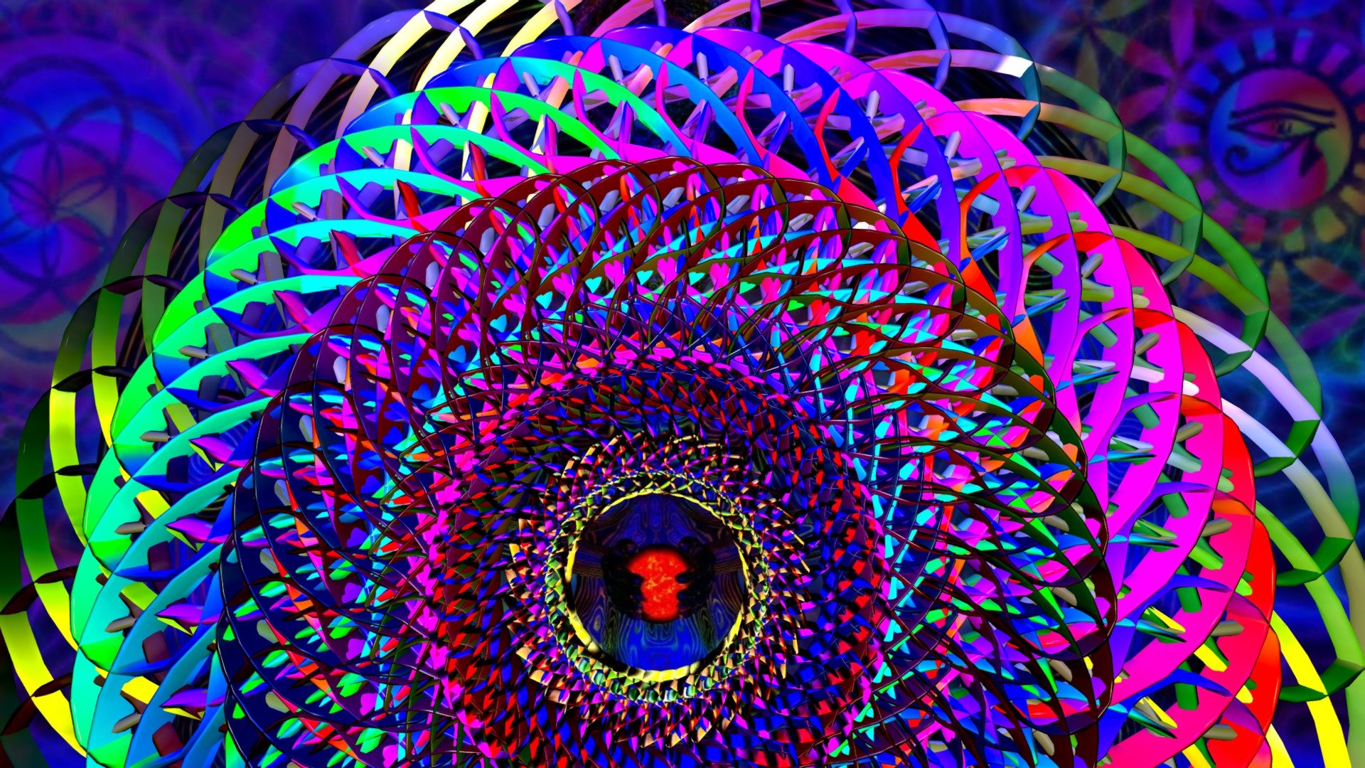 Trippy galaxy - Download Free 3D model by Miguelangelo Rosario ...