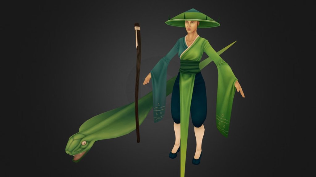The Serpent Master - 3D model by Olivia-Lagase [4d8efe5] - Sketchfab