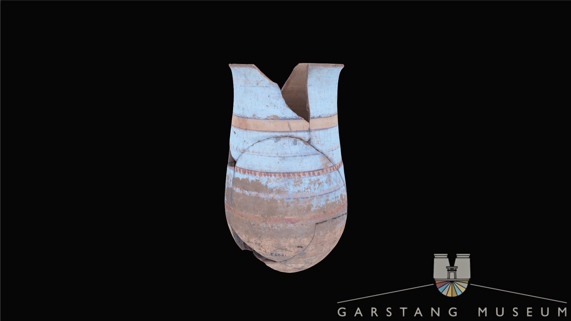 Blue-Painted Jar - 3D model by Garstang Museum of Archaeology ...