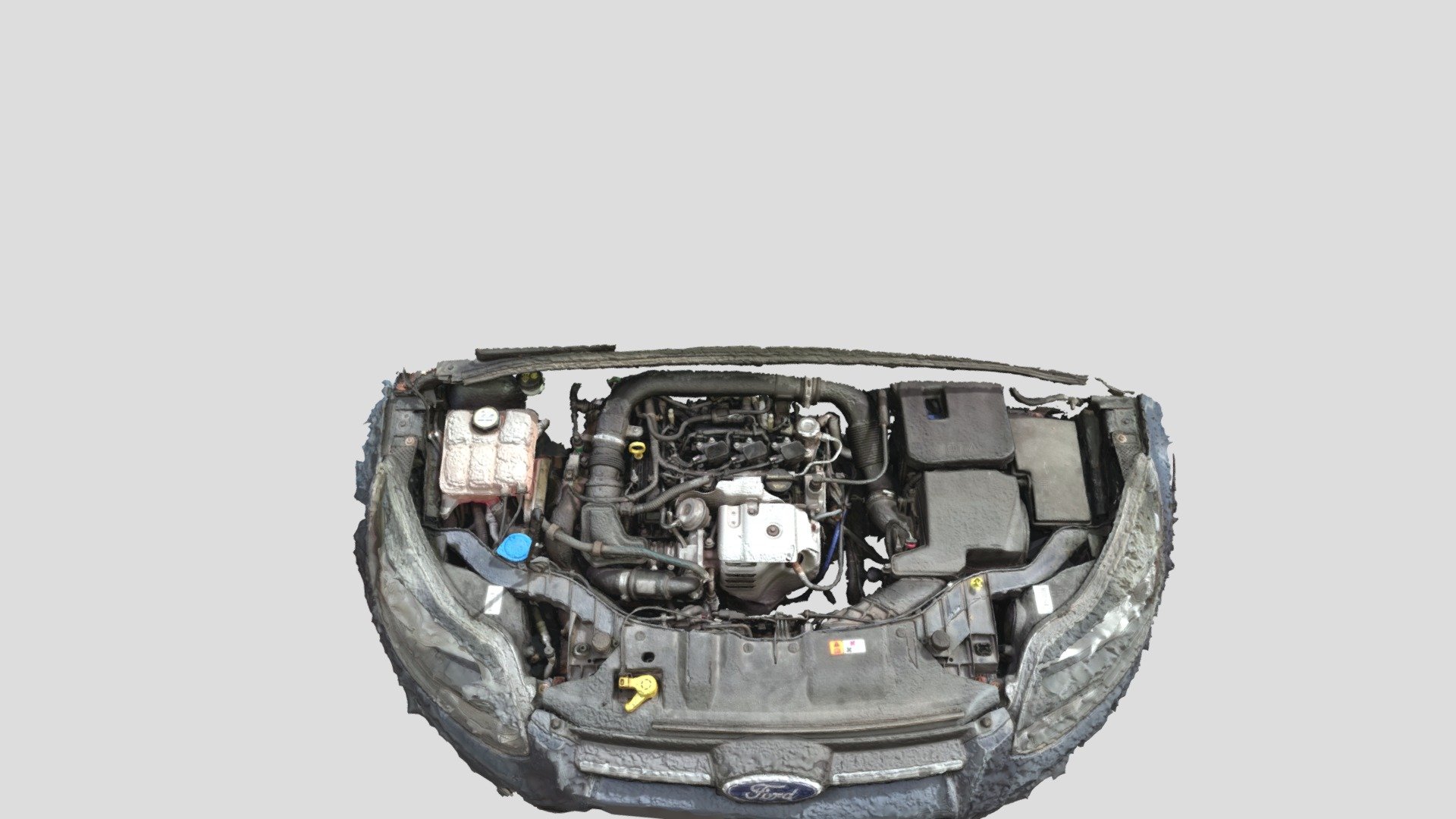 Ford Focus 1.0 Eco Boost Engine Bay - Download Free 3D model by ...
