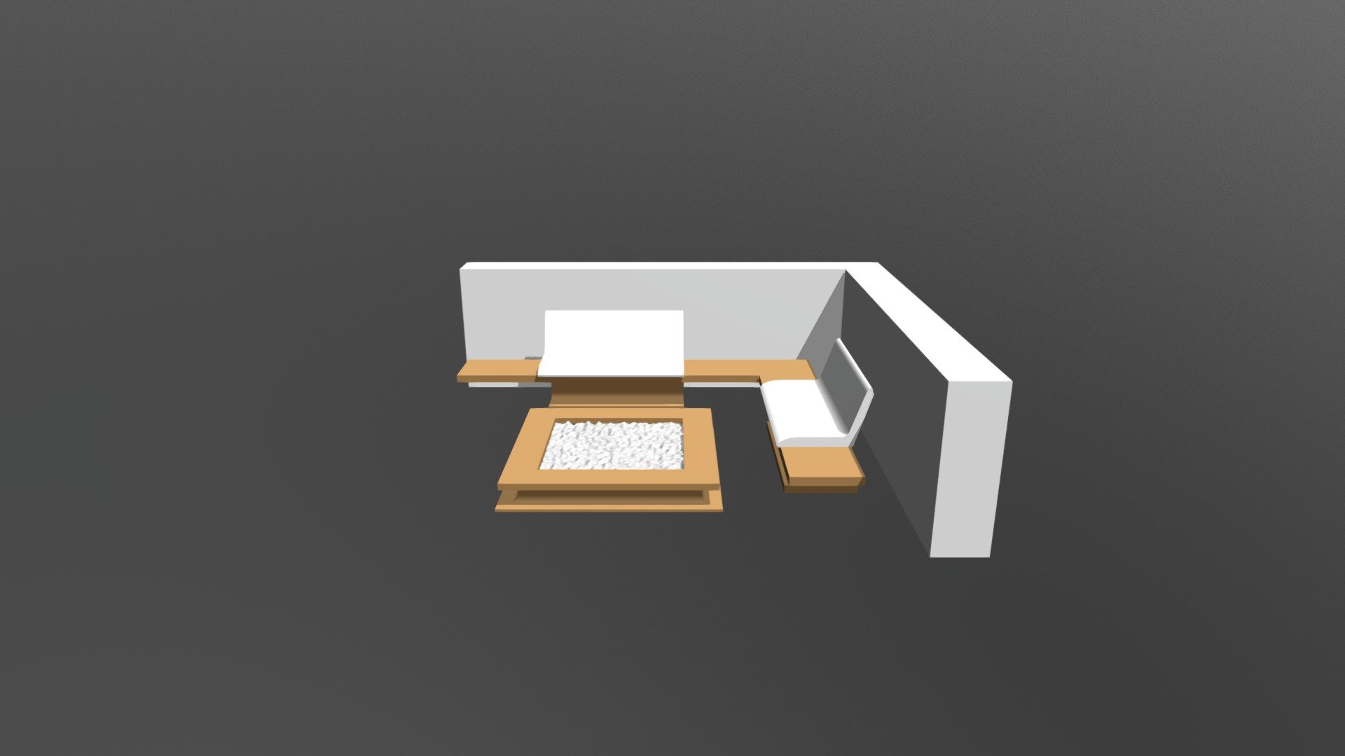 Corner Setting Outdoor - Buy Royalty Free 3D model by amoniem ...