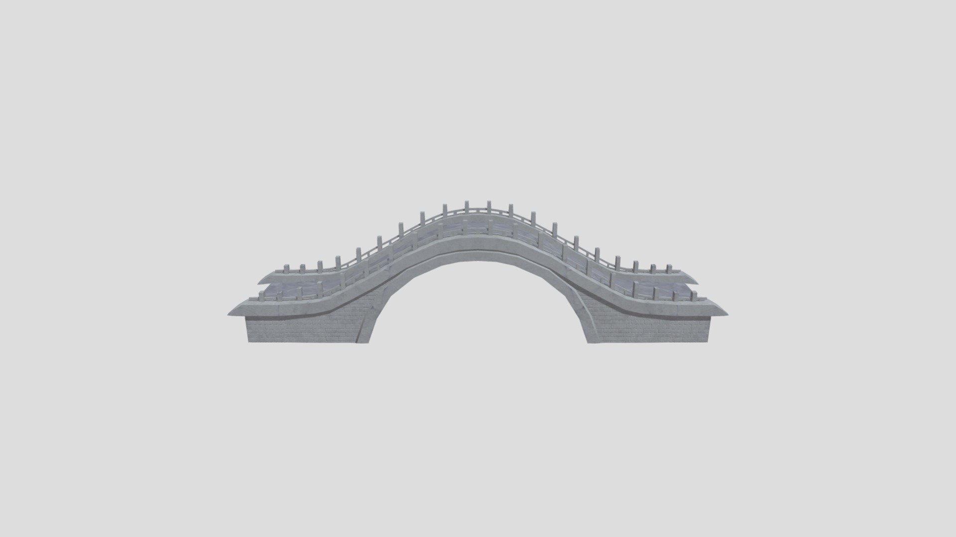 Moon Gate Bridge - WIP Week 2 - 3D model by KMLong [4d953c2] - Sketchfab