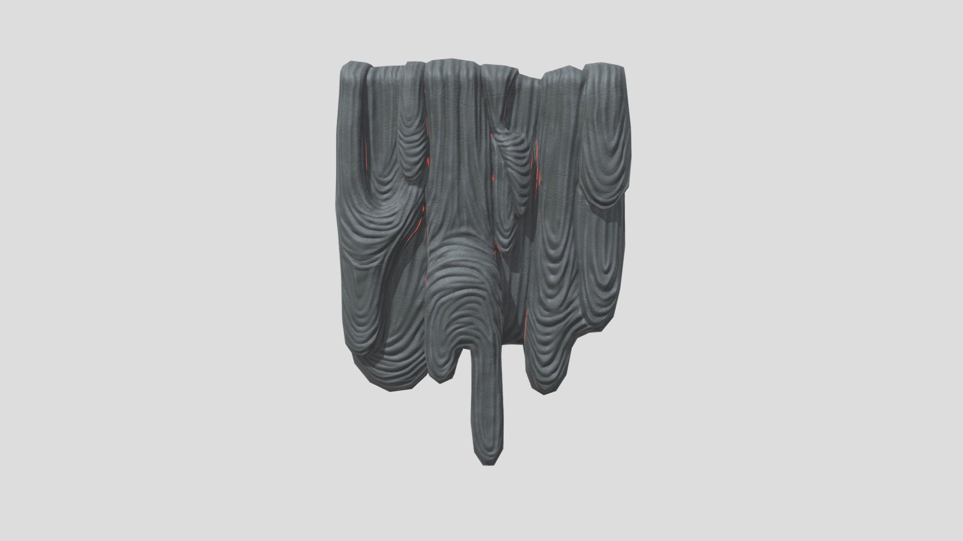 Droopy-Lava Wall - 3D model by Nivava [4d96975] - Sketchfab