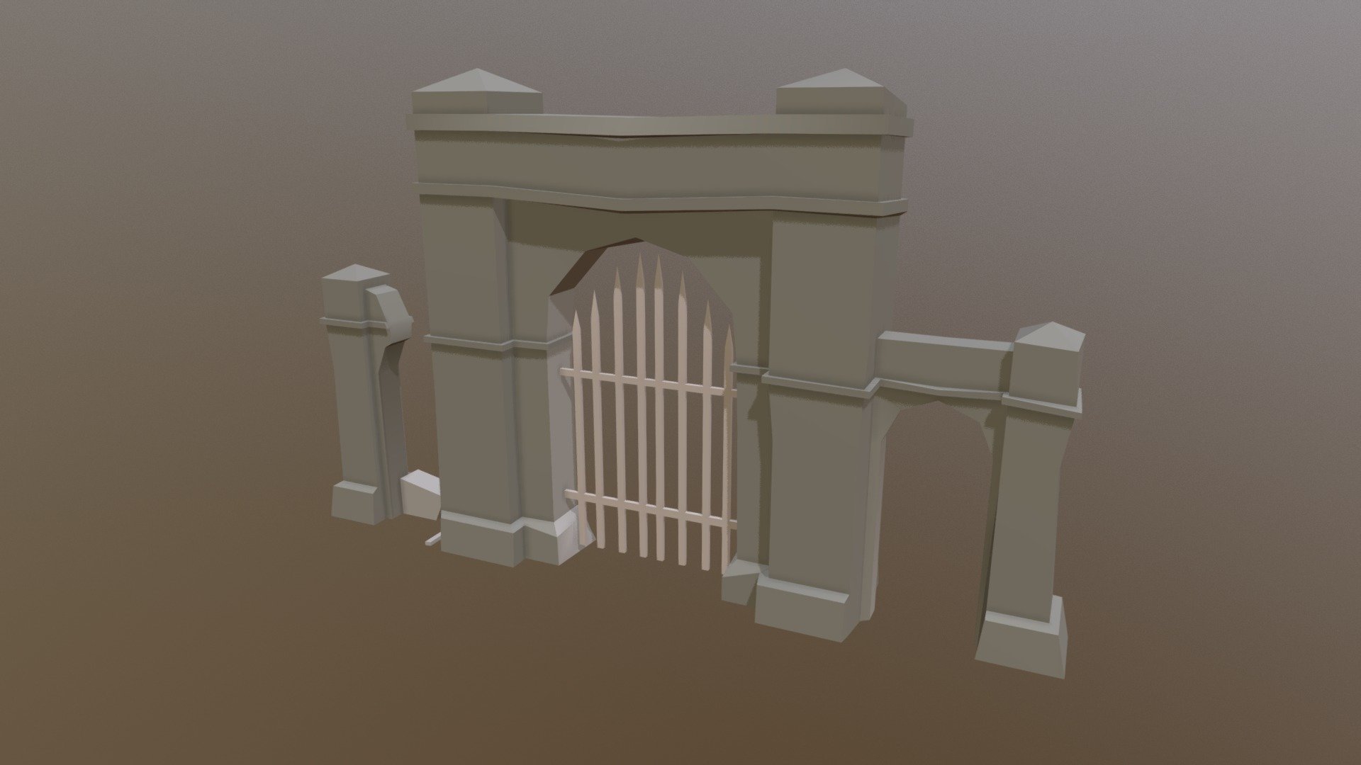 Gate - Download Free 3D model by daniel_slusarz [4d98702] - Sketchfab