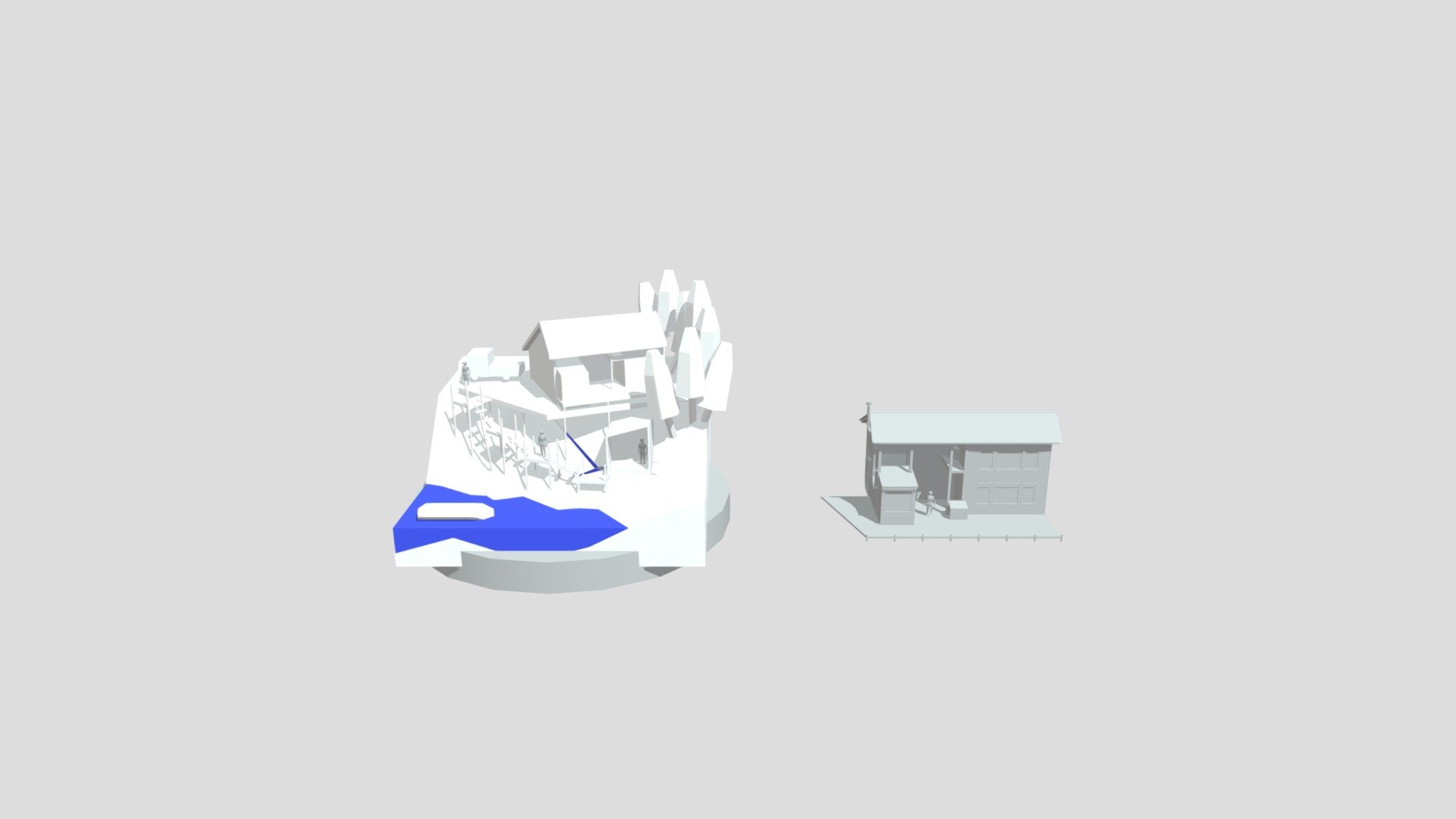 DAE house model - FOREST LONER - 3D model by EliasStoffels [4d993b4 ...