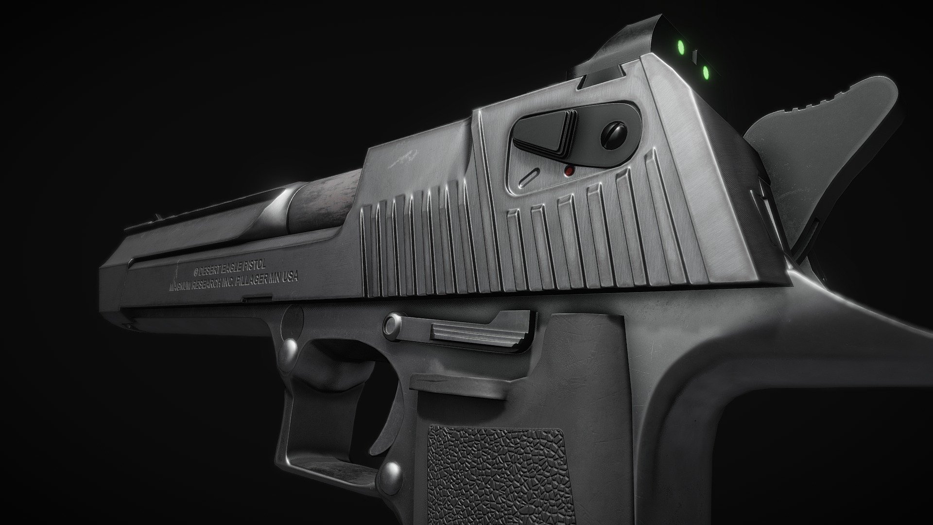Desert Eagle Pistol - Buy Royalty Free 3D model by Tomas Peralta ...