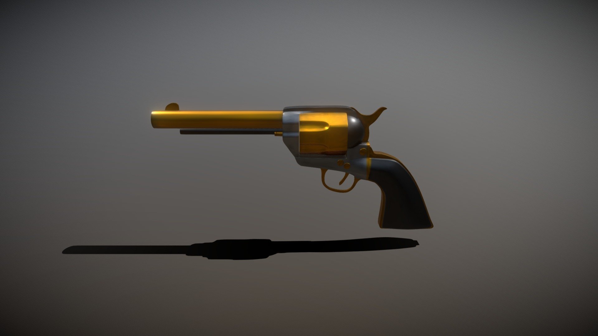 Black Gold Revolver - Download Free 3D model by Midgetooni [4d9bd7c ...