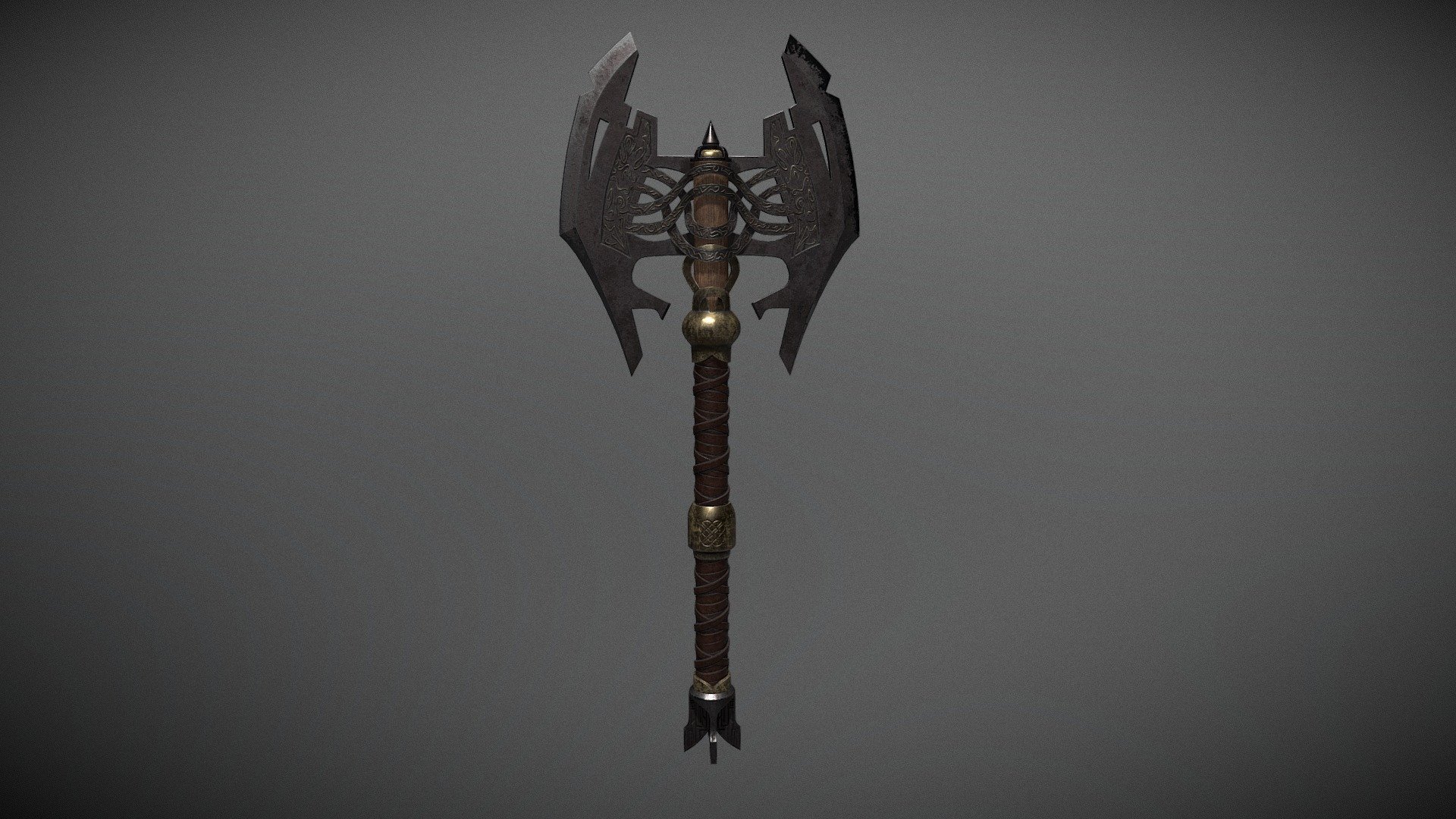 Fantasy Battle Axe - 3D model by Ellis (@elliswap) [4d9c2d4] - Sketchfab