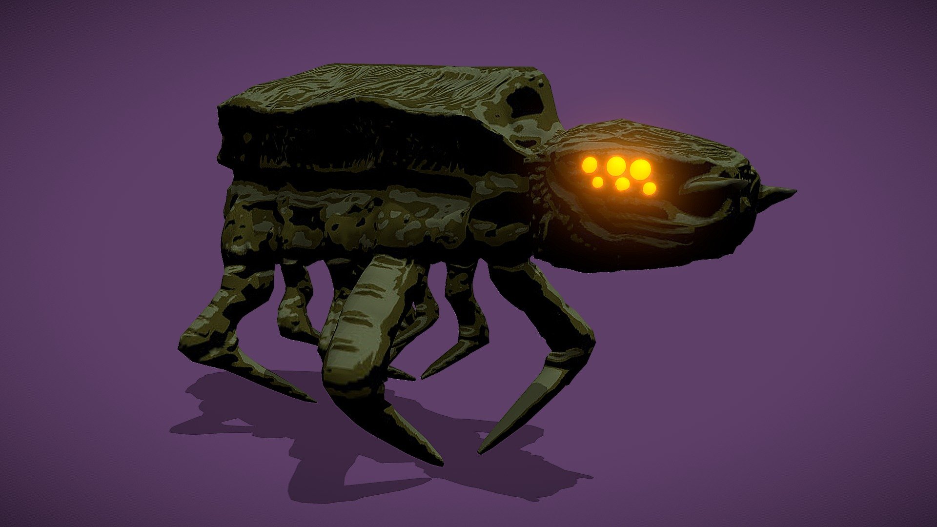 Puppy Alien - 3D model by tiina.pyorala [4d9cfce] - Sketchfab